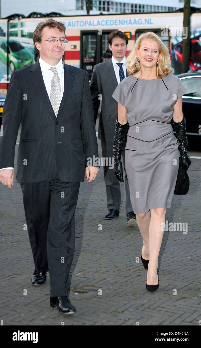 Dutch Prince Friso and his wife, Princess Mabel, attend the opening of ...
