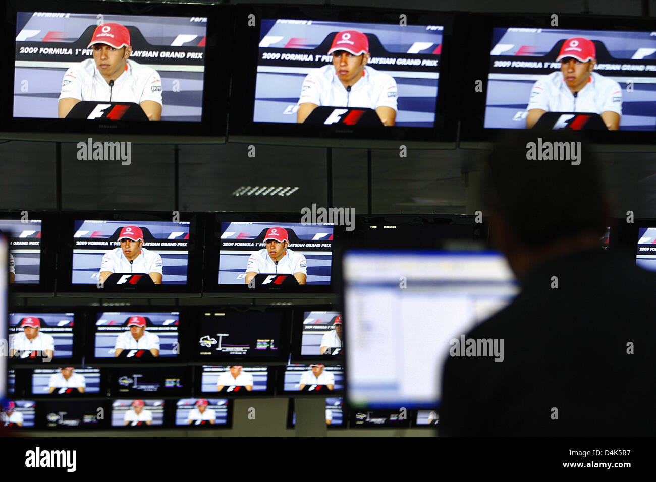 Mercedes formula 1 screens hi-res stock photography and images - Alamy