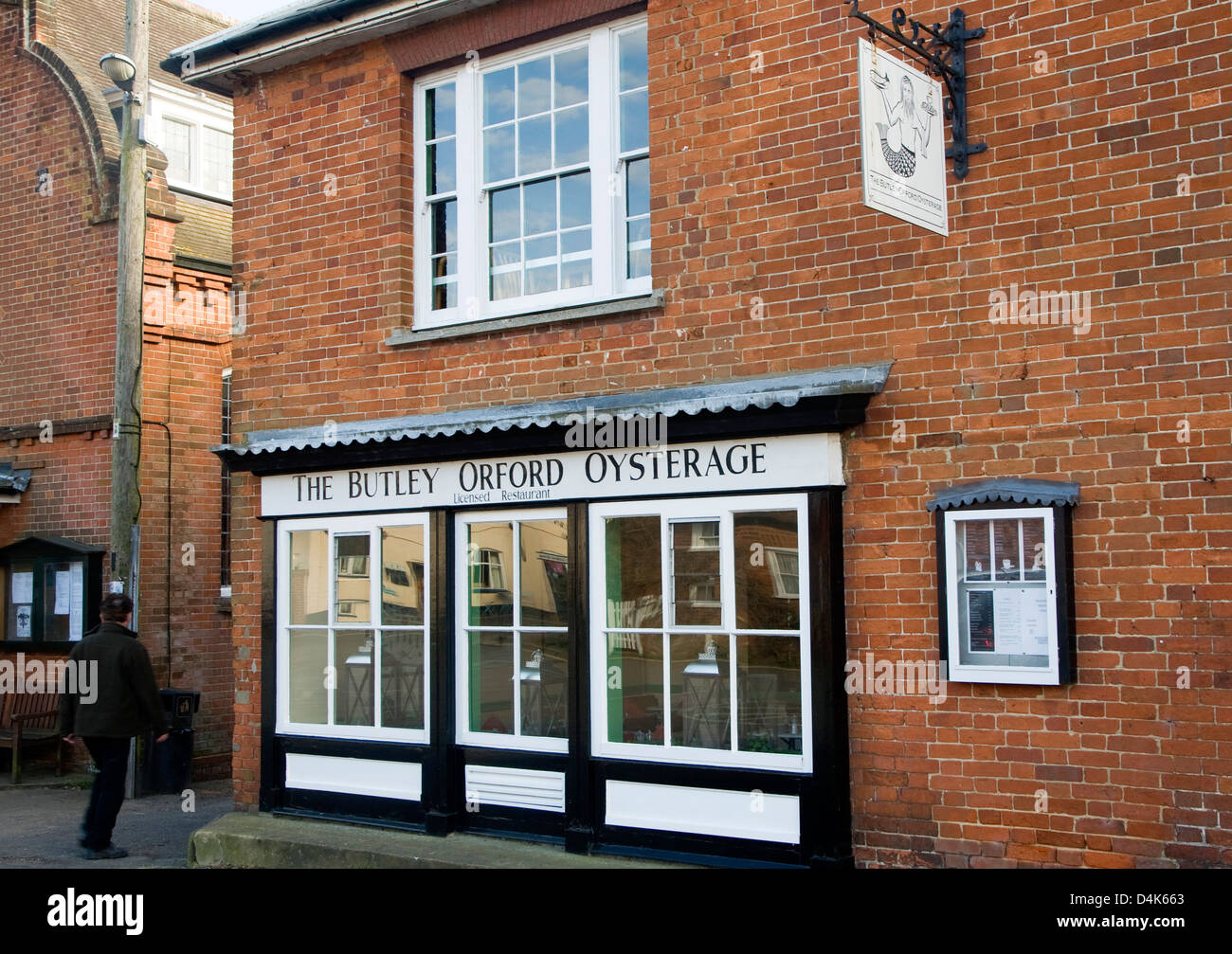 The Butley Orford Oysterage restaurant, Orford, Suffolk, England Stock ...