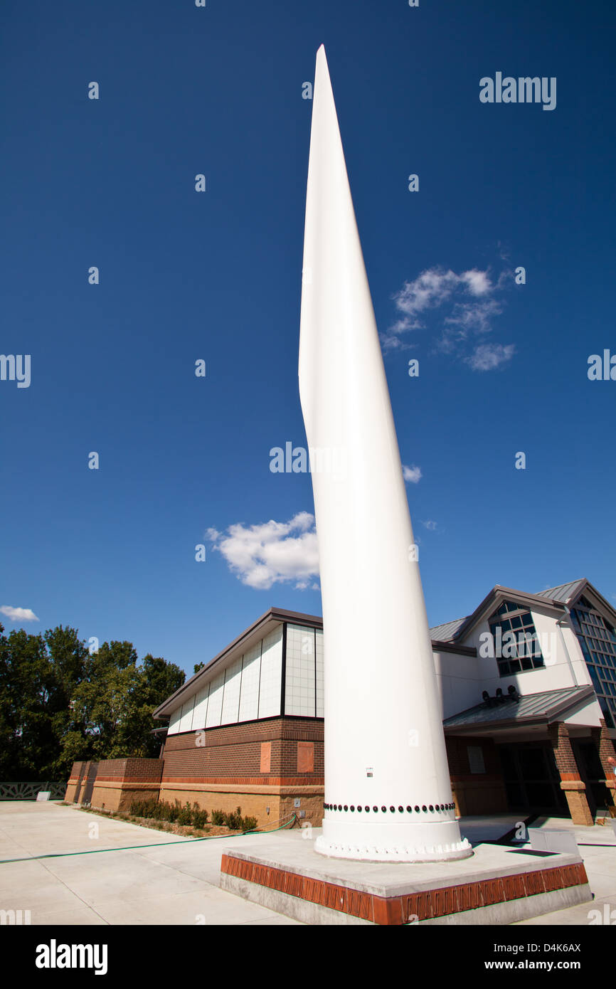 Wind turbine blade at a rest stop off of I-80 Stock Photo - Alamy