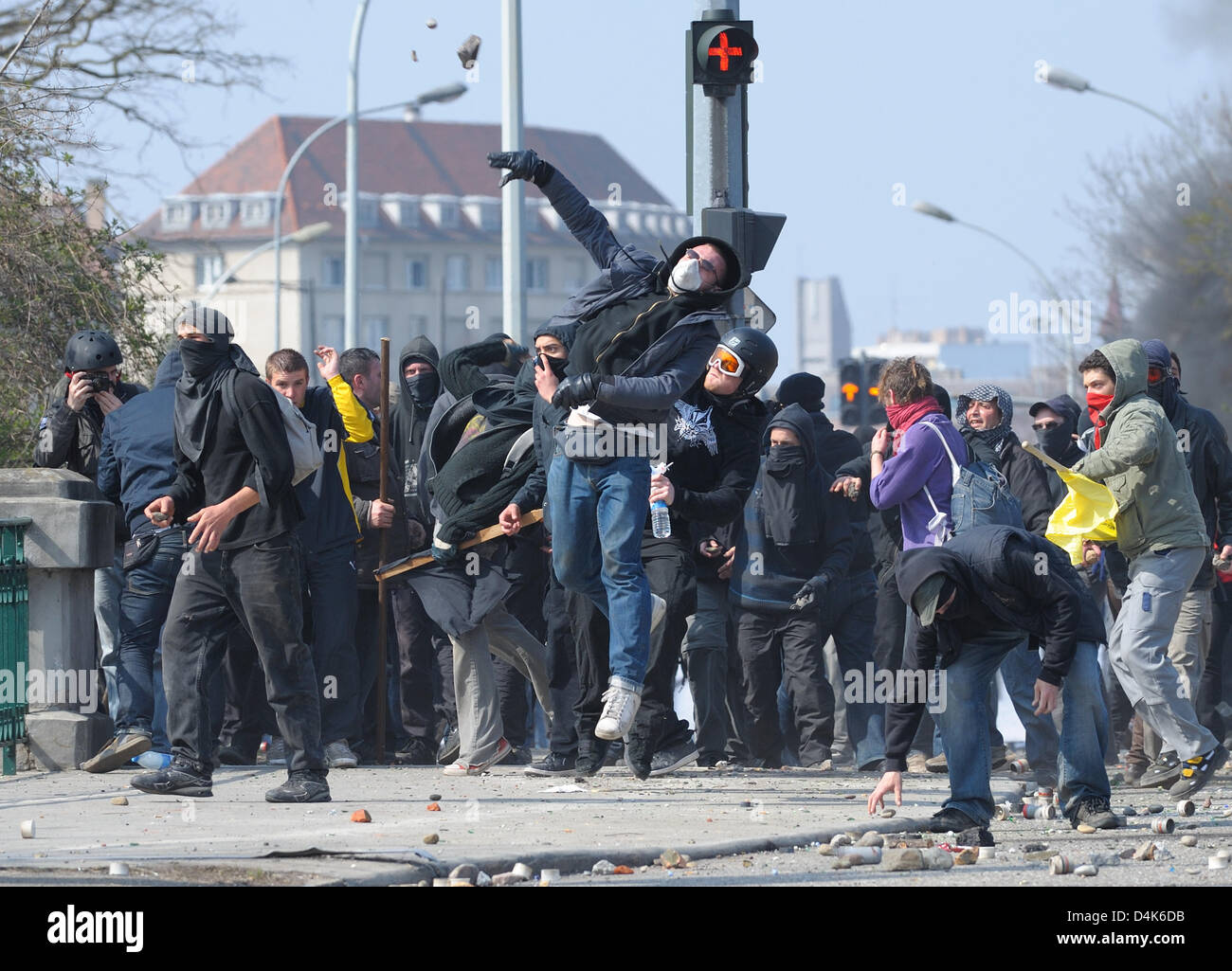 Strasbourg riots hi-res stock photography and images - Alamy