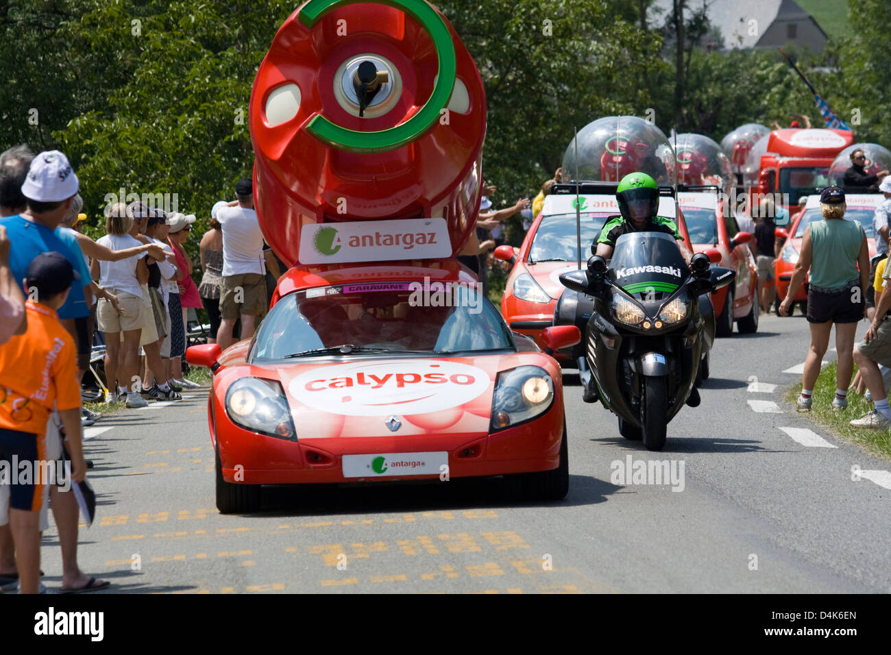 Tour de France pre-race caravan Stock Photo - Alamy