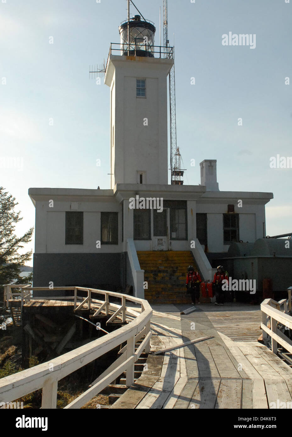 The Cape Decision Lighthouse, managed by the U.S. Coast Guard, guides ...