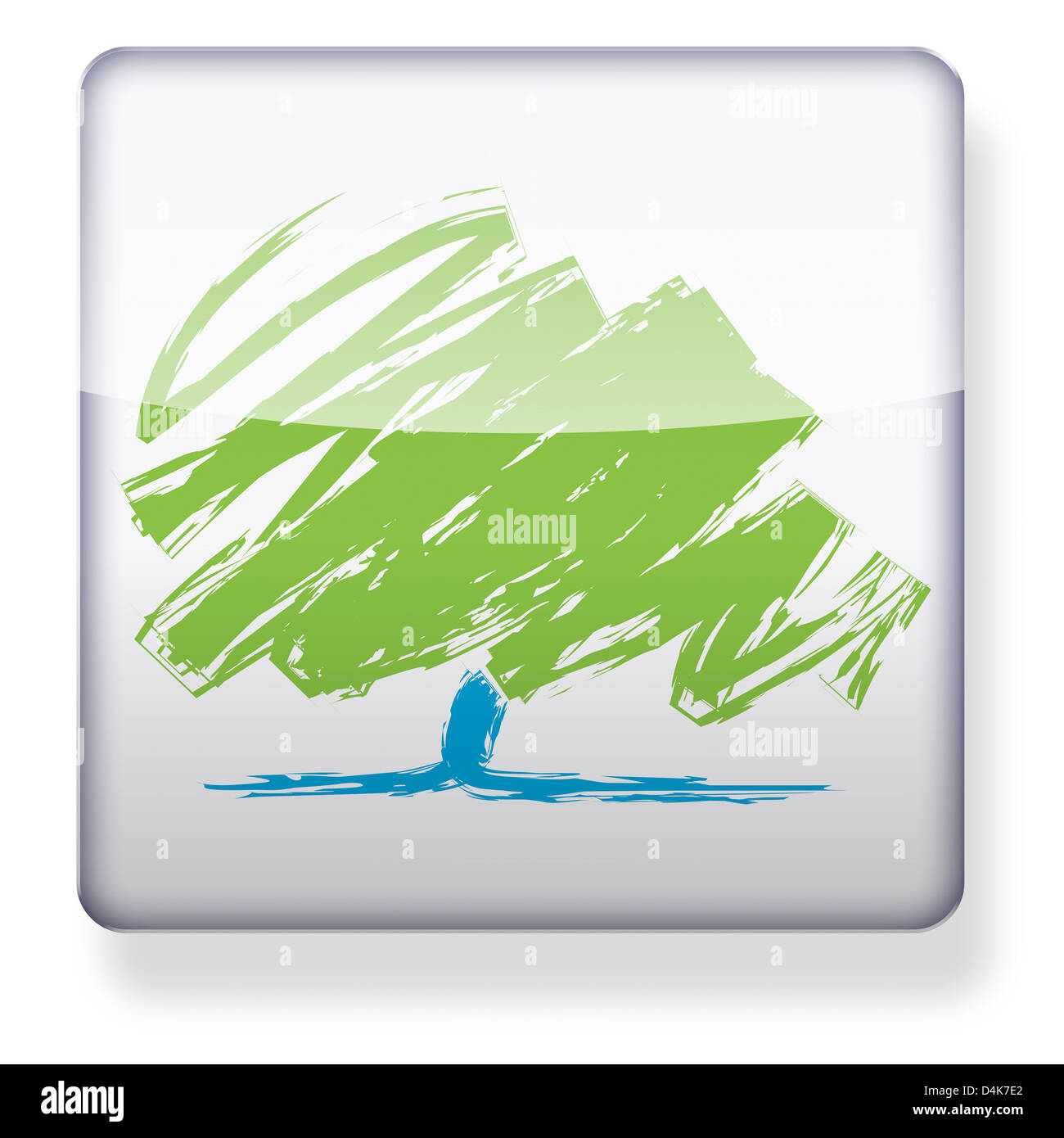 Conservative Party logo as an app icon. Clipping path included Stock ...