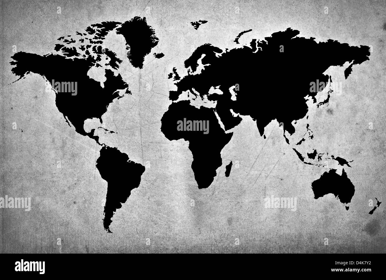 Grunge world map Stock Photo - Alamy