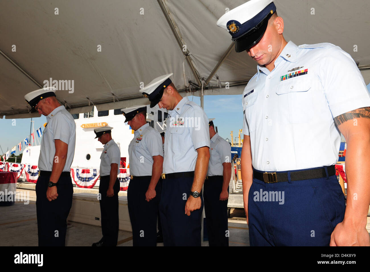 The U.S. Coast Guard Cutter Dolphin, a 87-foot patrol boat, conducted a ...