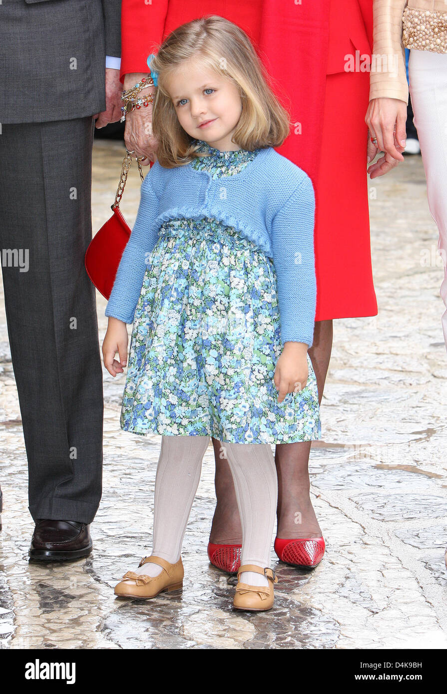 Spanish Princess Leonor pictured after the traditional Easter Sunday ...