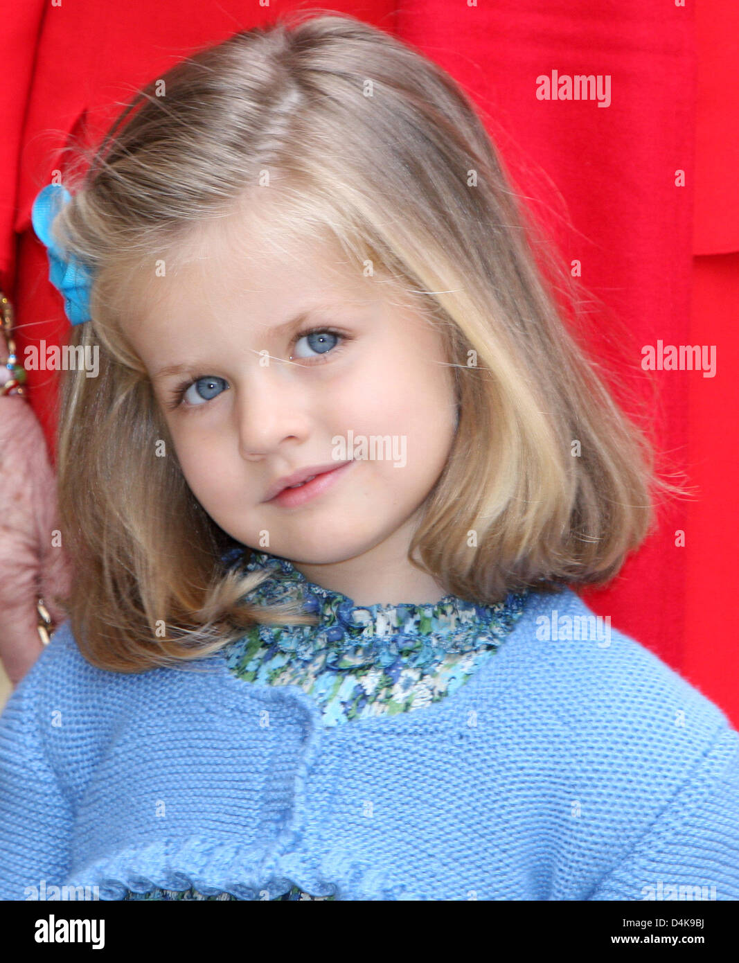 Spanish Princess Leonor pictured after the traditional Easter Sunday ...