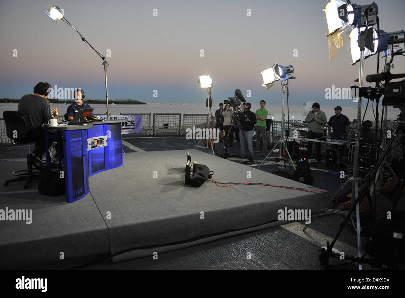 Capt. Dequattro and ESPN Stock Photo - Alamy