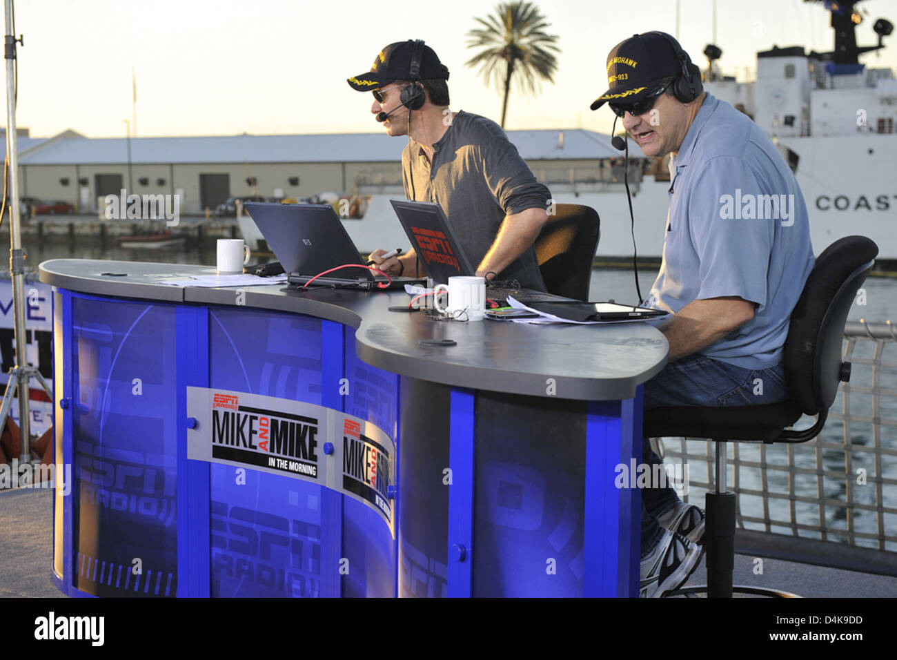 Mike and Mike aboard the Mohawk Stock Photo - Alamy
