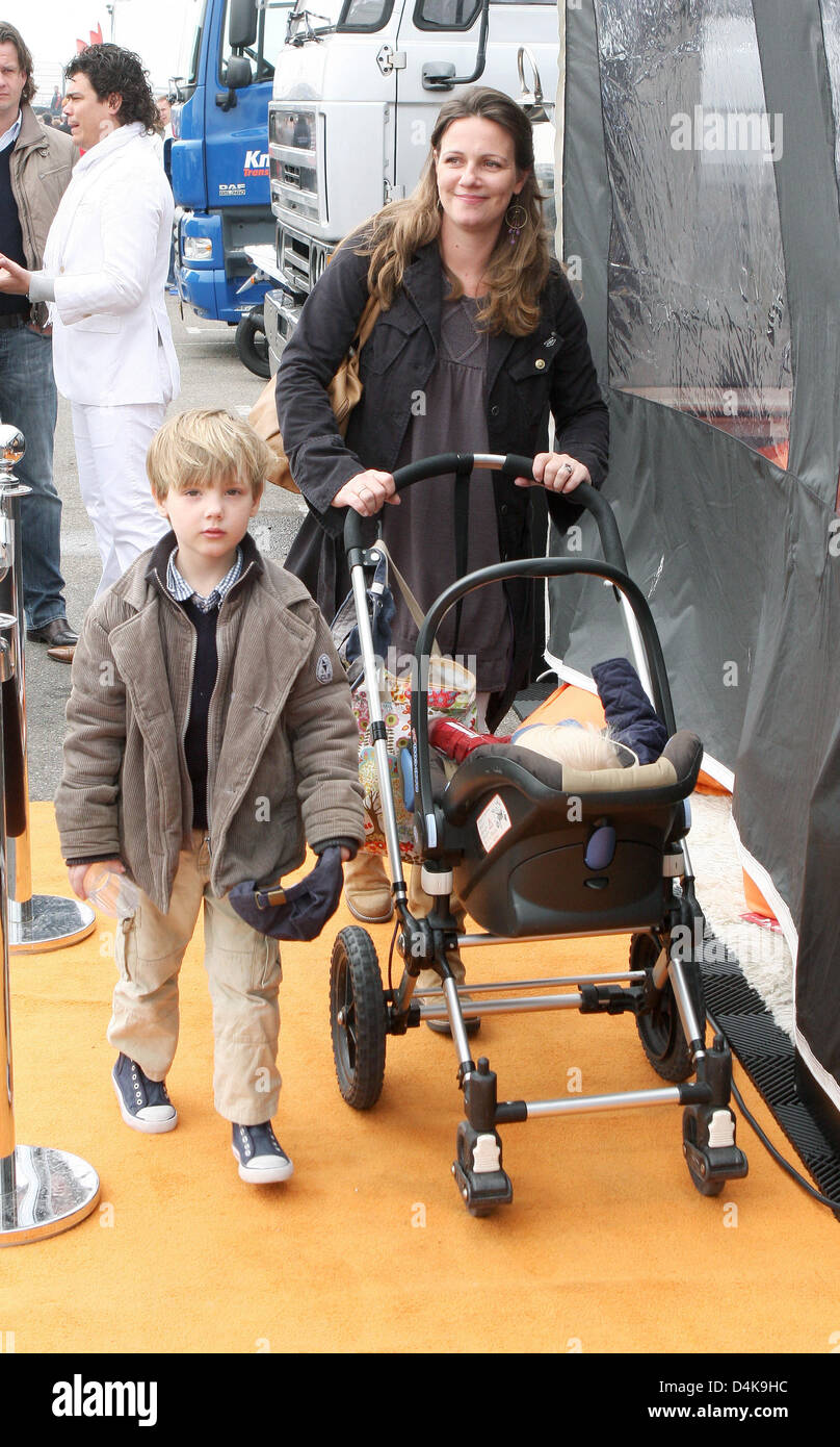 Princess Annette of the Netherlands and her children Samuel van ...