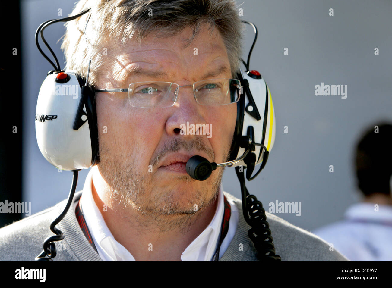 British owner of the team Brawn GP, Ross Brawn pictured prior to the ...