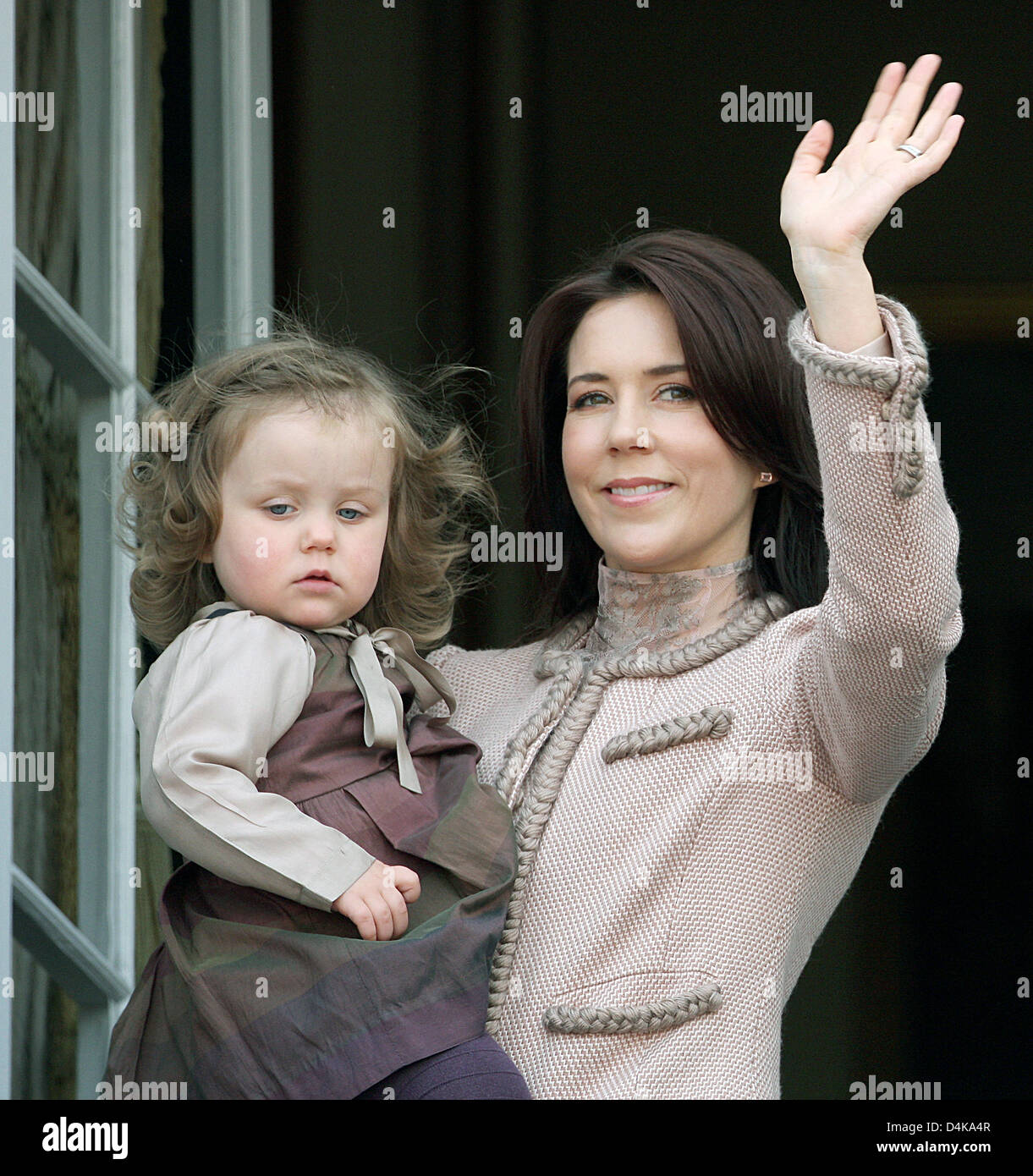 Princess Mary of Denmark (R) and her daughter Princess Isabella of ...