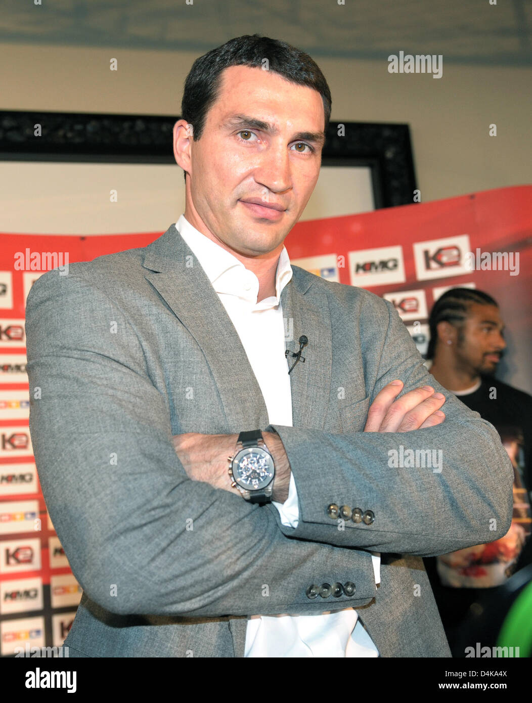 Ukranian WBO, IBF and IBO Heavyweight Champion Vladimir Klitschko ...