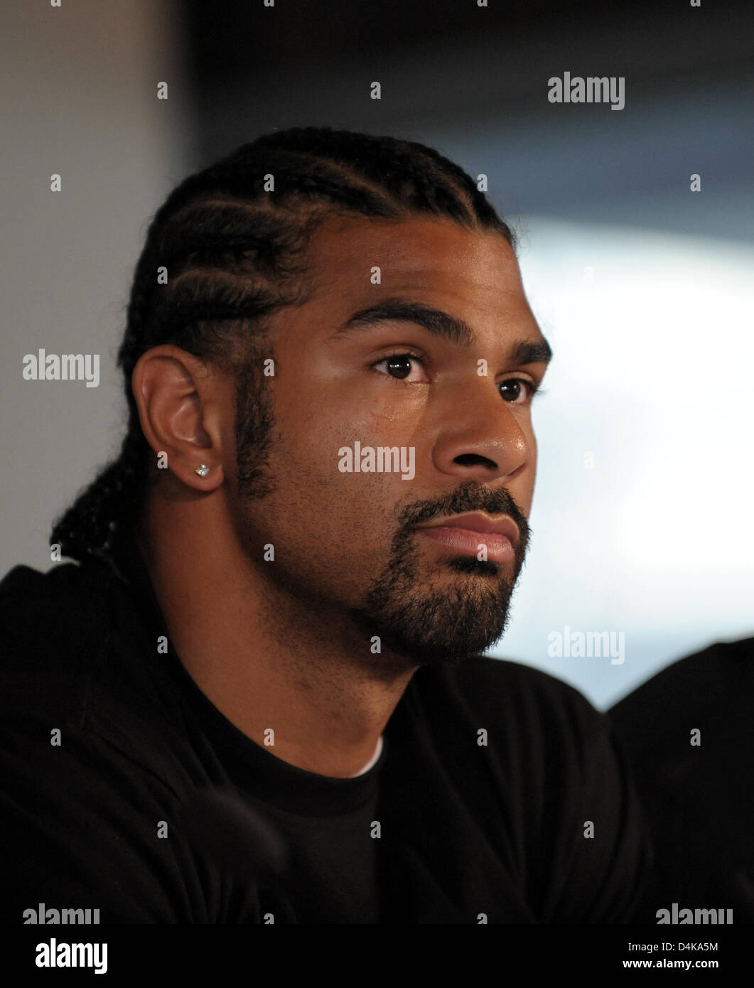 British heavyweight boxer David Haye pictured during a press conference ...
