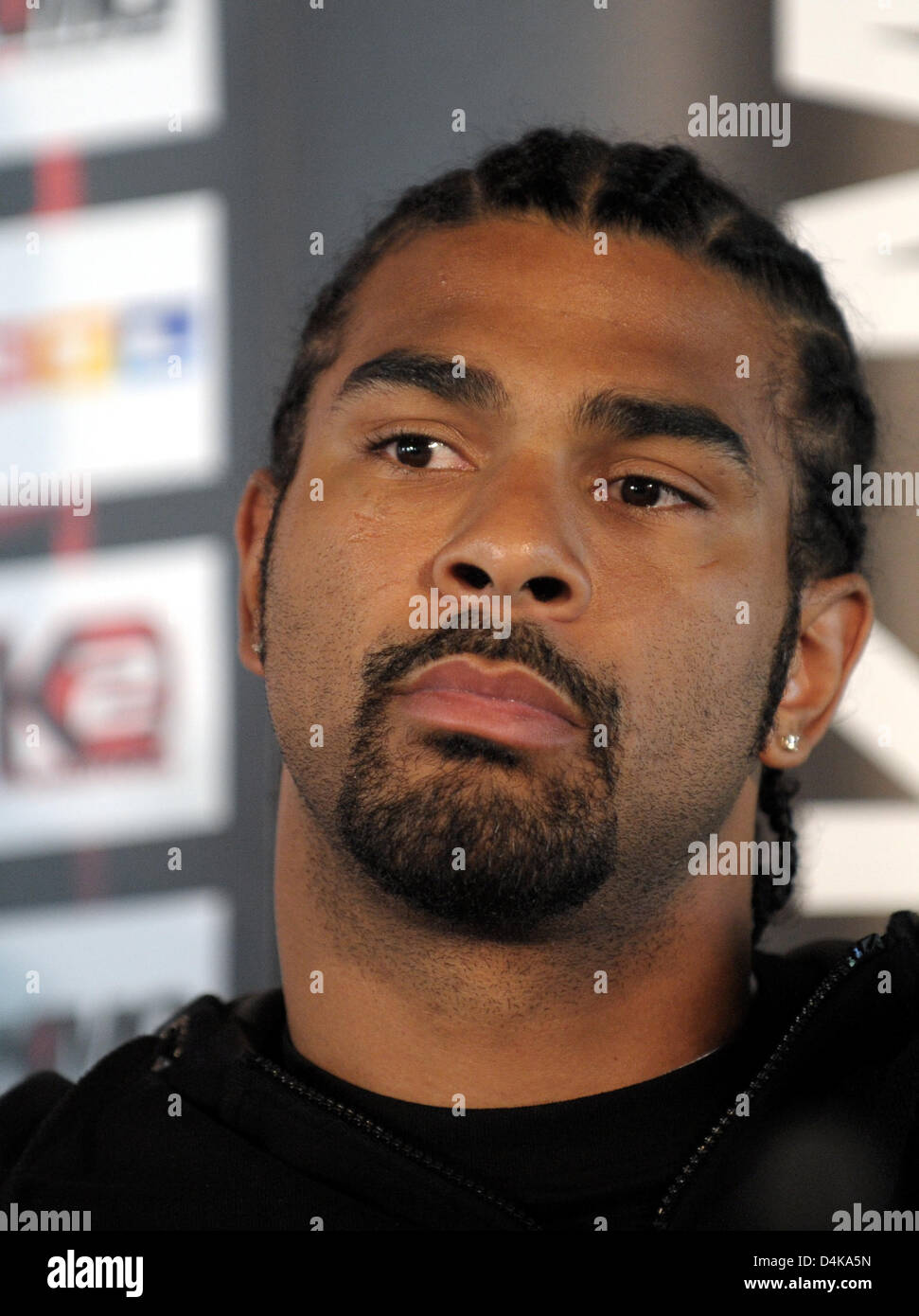 British heavyweight boxer David Haye pictured during a press conference ...