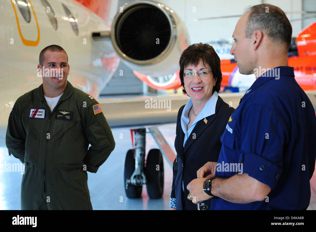 Senator Susan Collins visited U.S. Coast Guard Air Station Miami to ...
