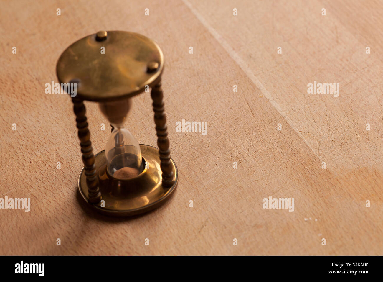 Old brass sand timer Stock Photo - Alamy