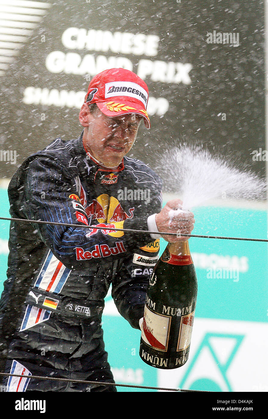 German Formula One driver Sebastian Vettel of Red Bull Racing ...
