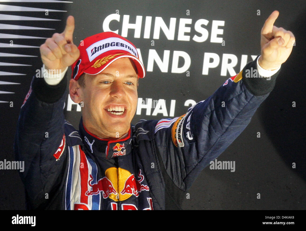 German Formula One driver Sebastian Vettel of Red Bull Racing ...