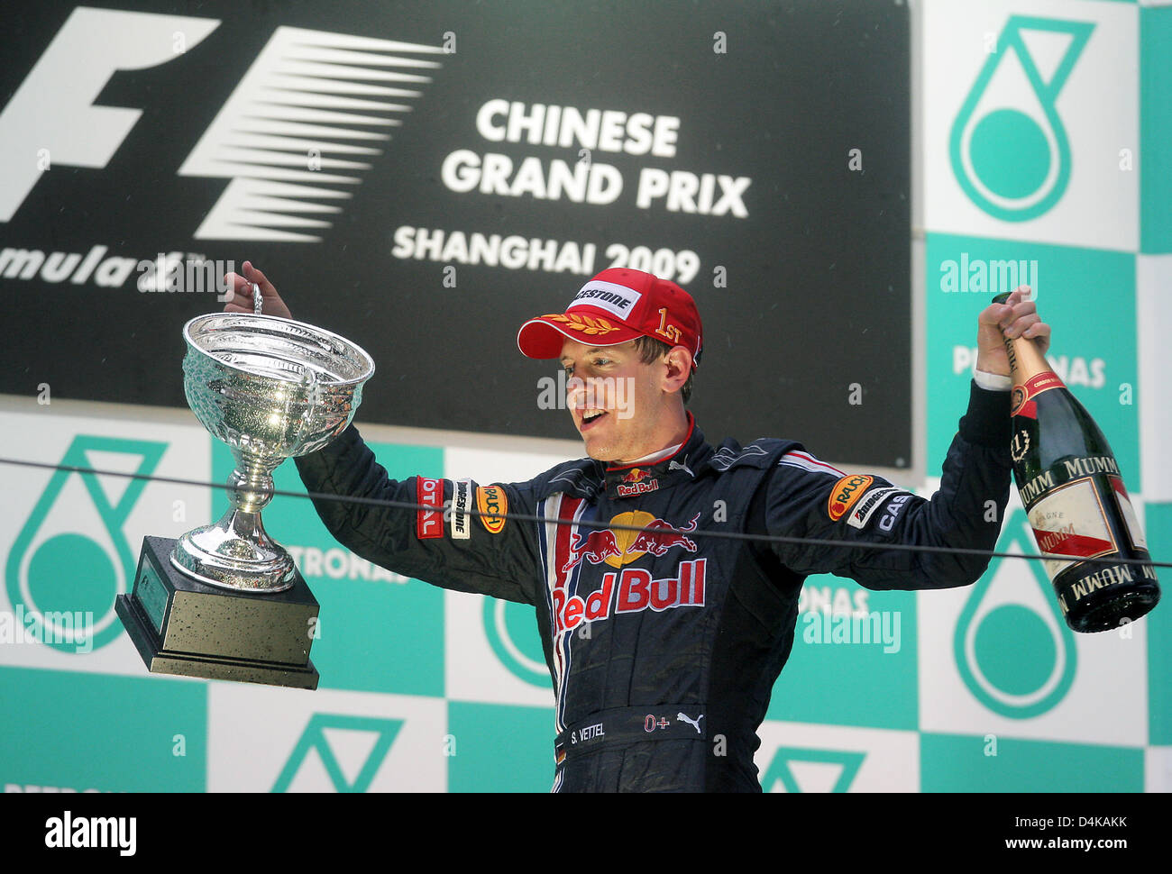 German Formula One driver Sebastian Vettel of Red Bull Racing ...