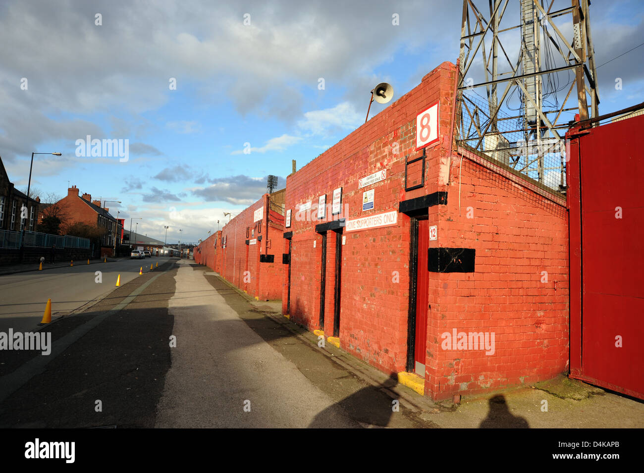 Barnsley Football Club supporters turnstiles entrance at their Oakwell ...