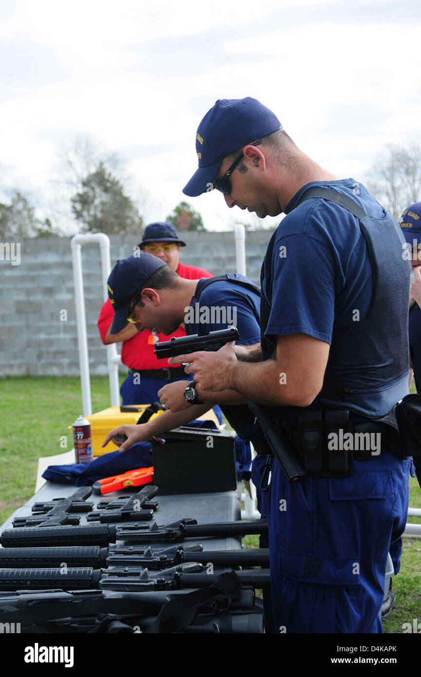 The Coast Guard Cutter Kingfisher participated in practical pistol ...
