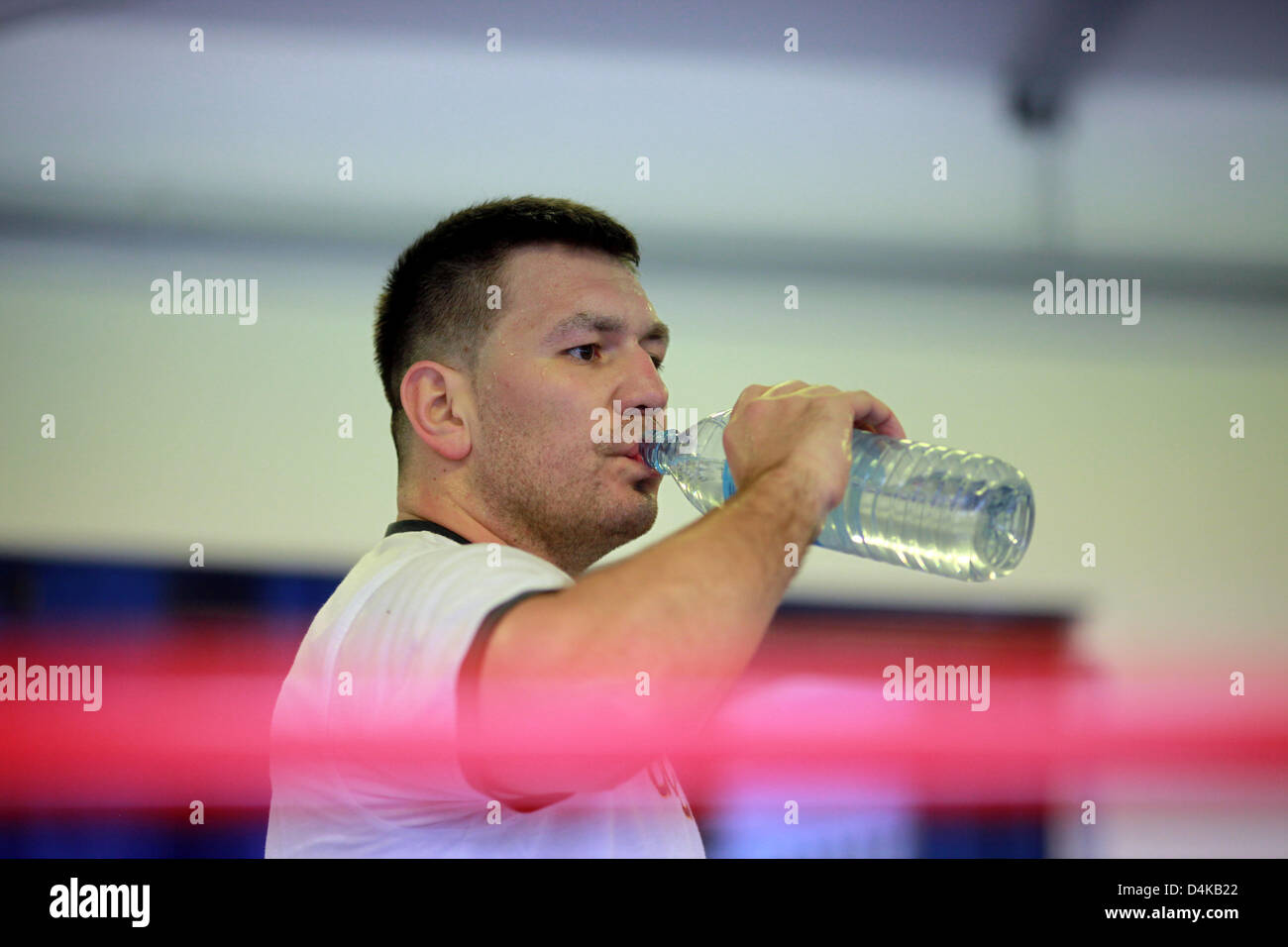The picture shows boxing world champion Ruslan Chagaev during a photo ...