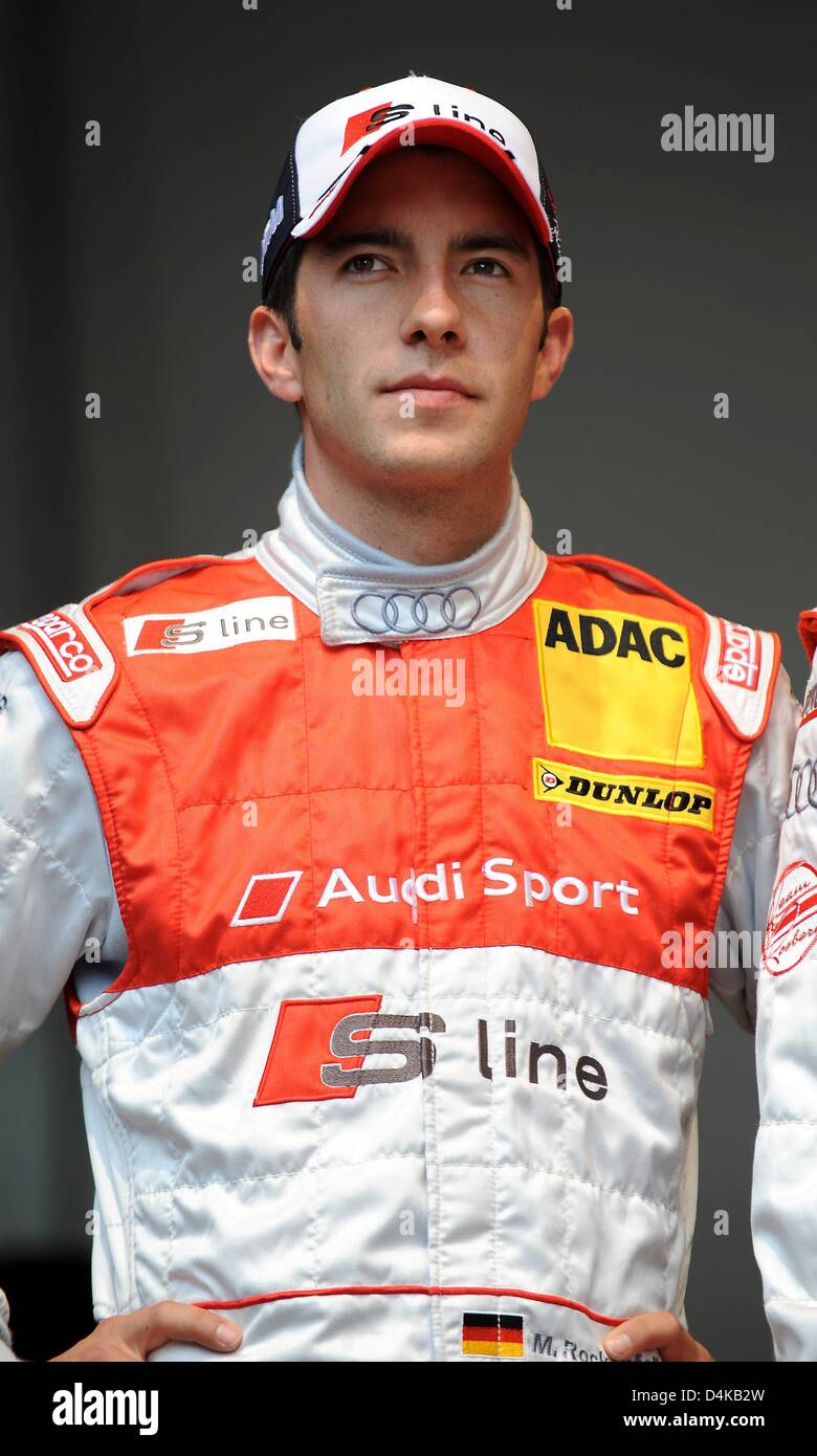 German race driver Mike Rockenfeller of Audi Sport Team Rosberg ...