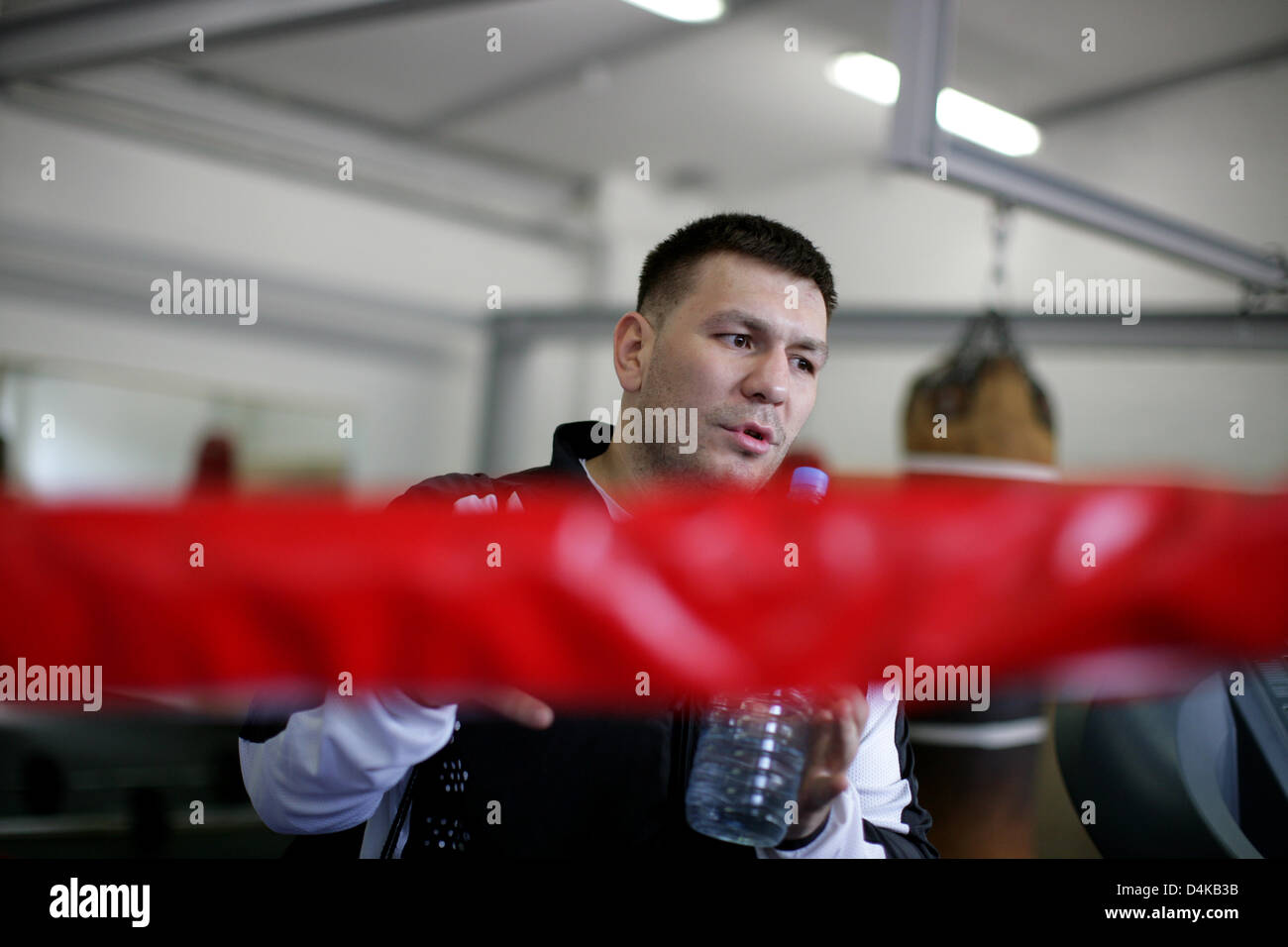 The picture shows boxing world champion Ruslan Chagaev during a photo ...