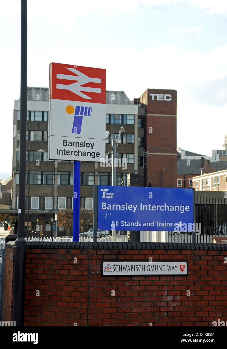 Barnsley Interchange train railway station UK Stock Photo - Alamy