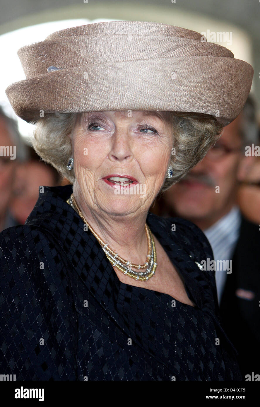 Dutch Queen Beatrix inaugurates the Land Art Project on occasion of the ...
