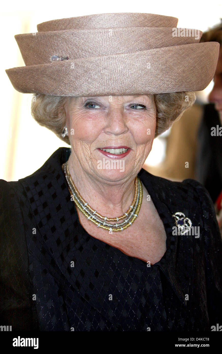Dutch Queen Beatrix inaugurates the Land Art Project on occasion of the ...