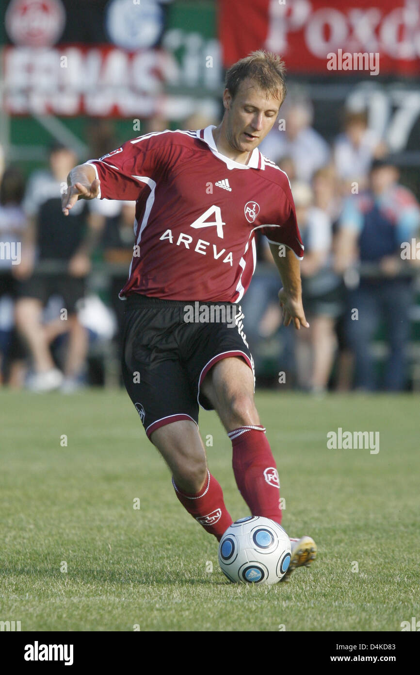 Dominik Reinhardt of German Bundesliga soccer club 1. FC Nuremberg ...