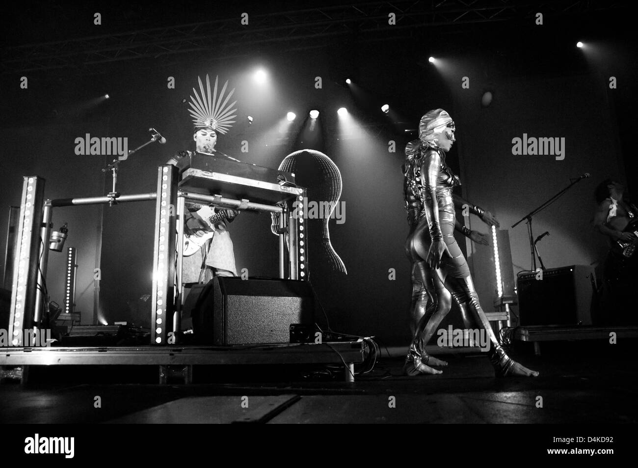 Synth band Black and White Stock Photos & Images - Alamy