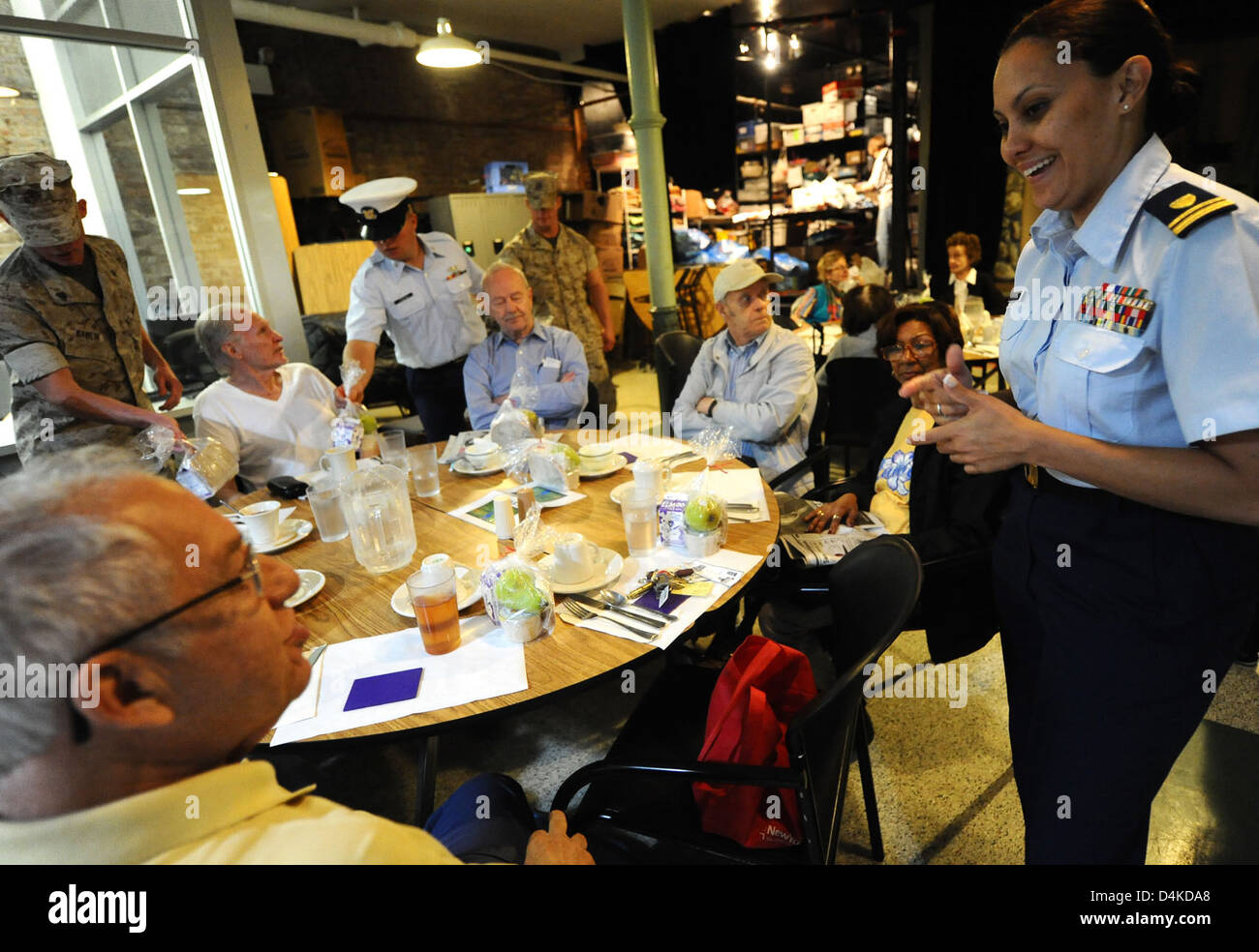 The Carter Burden Luncheon Club in New York provides meals and social ...
