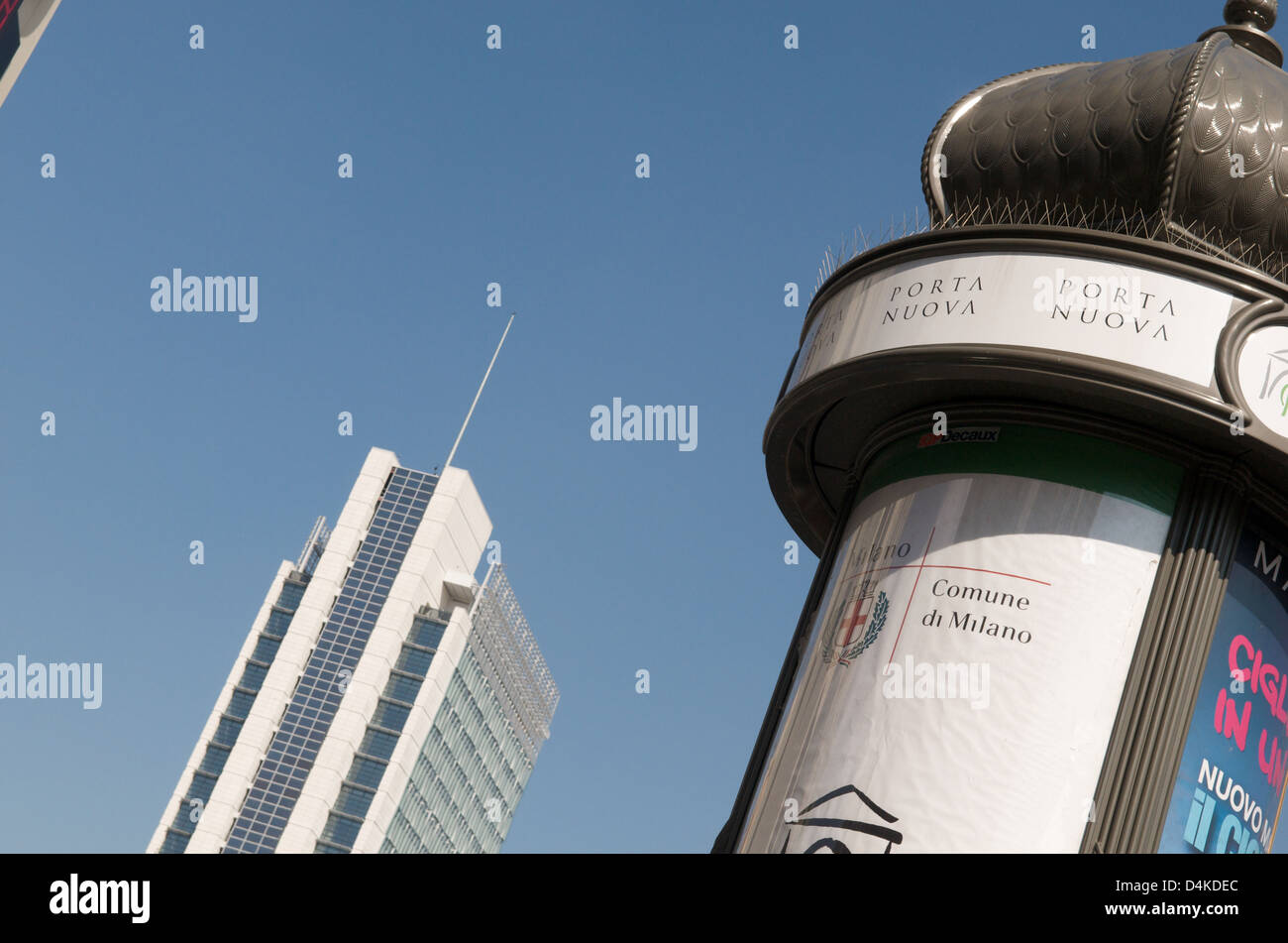 Milan, Porta Nuova buildings Stock Photo - Alamy
