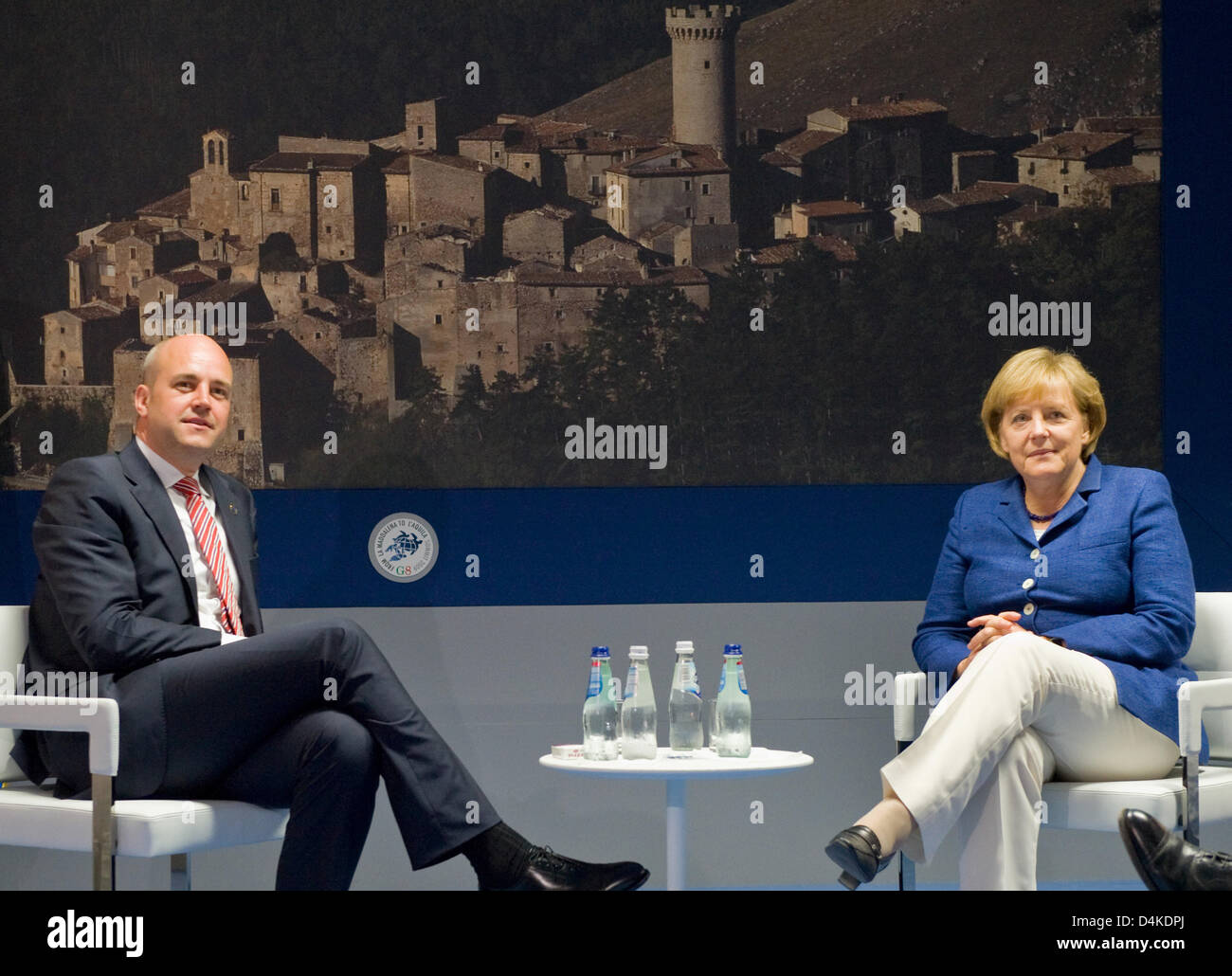 German Chancellor Angela Merkel meets with Swedish Prime Minister and ...