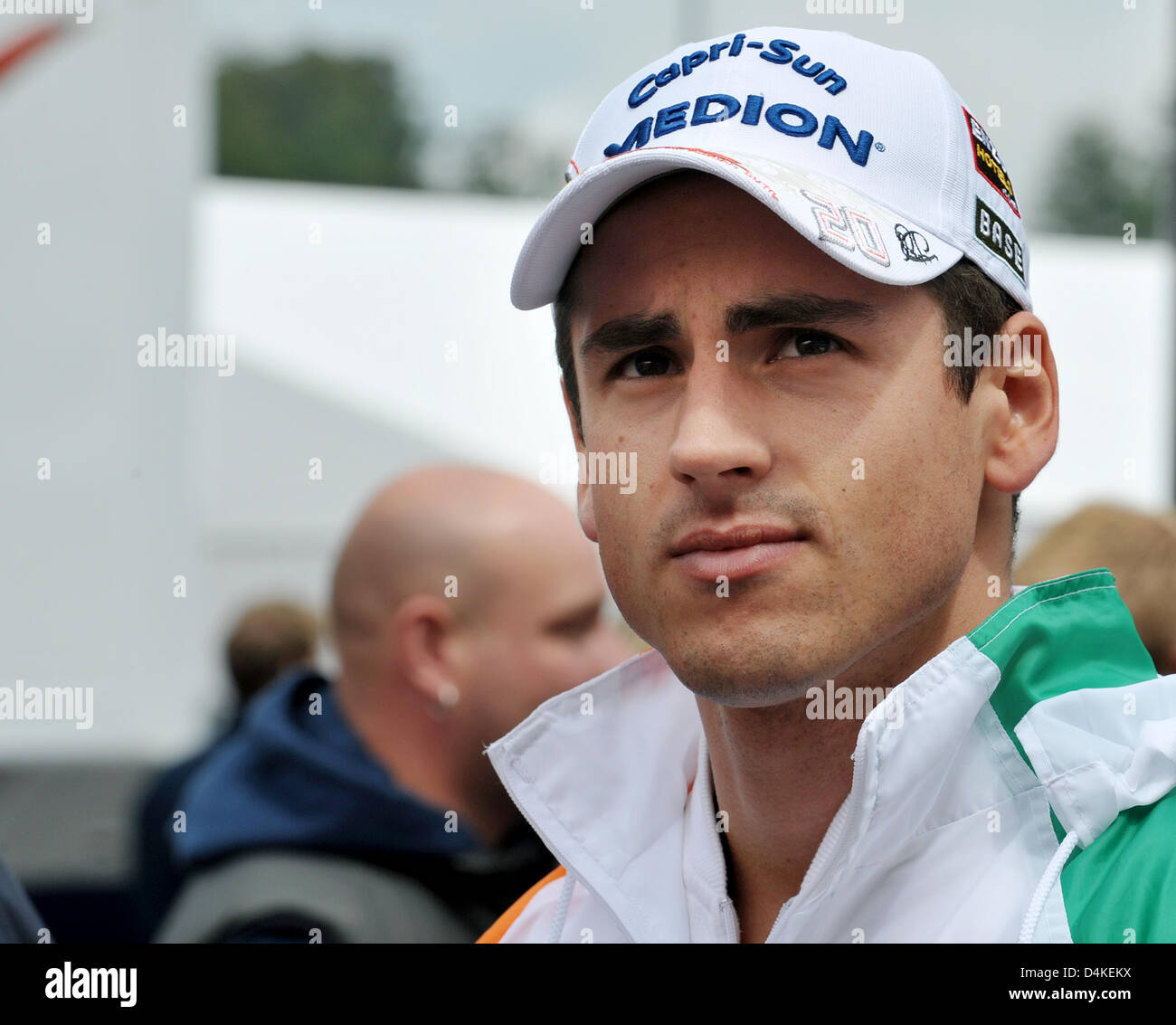 German Formula One driver Adrian Sutil of Force India pictured prior to ...