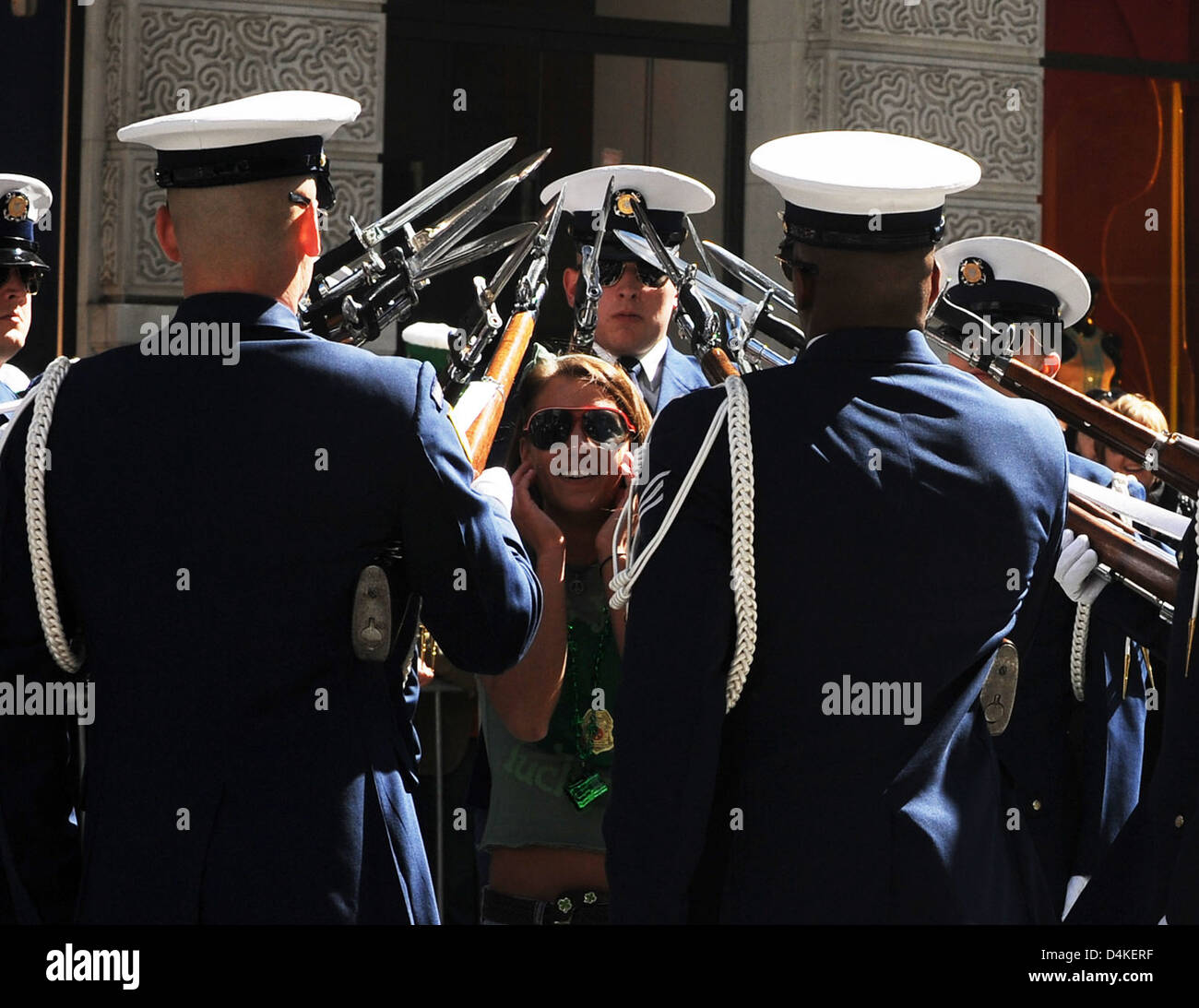 St patricks day parade floats hi-res stock photography and images - Alamy
