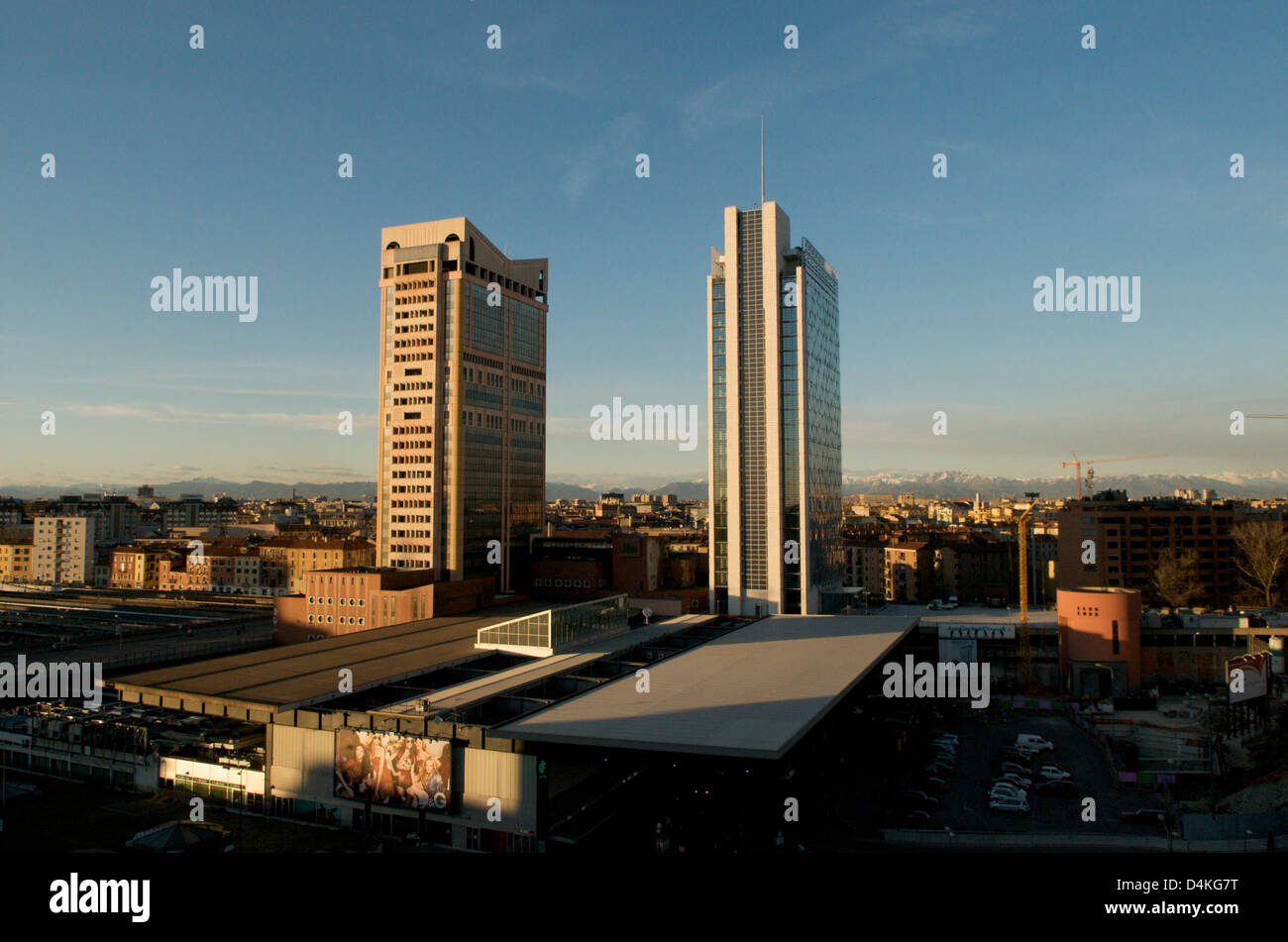 Building site, Milan Italy Stock Photo - Alamy