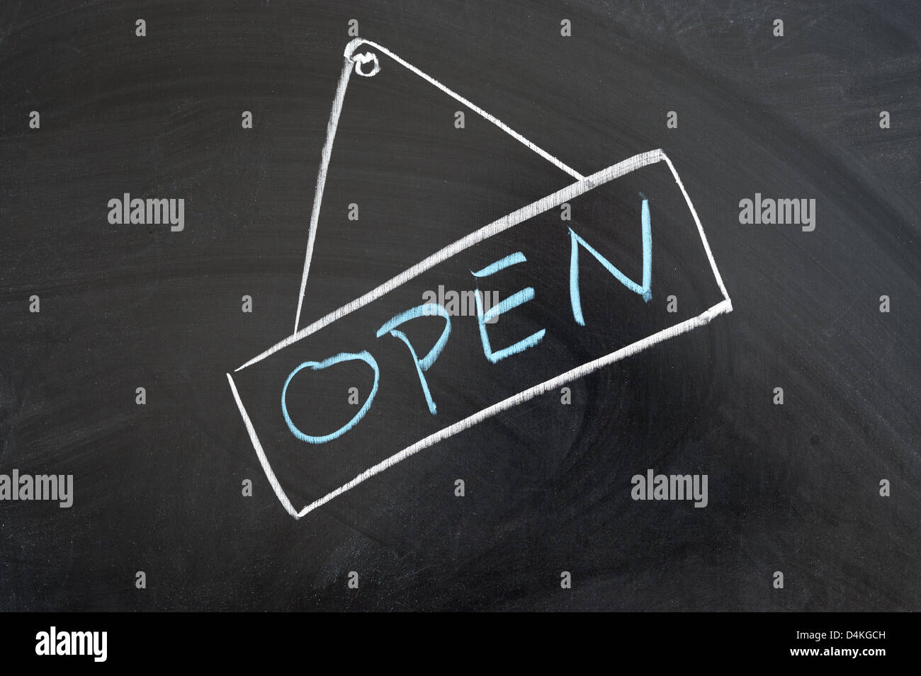 Chalkboard welcome message hi-res stock photography and images - Alamy