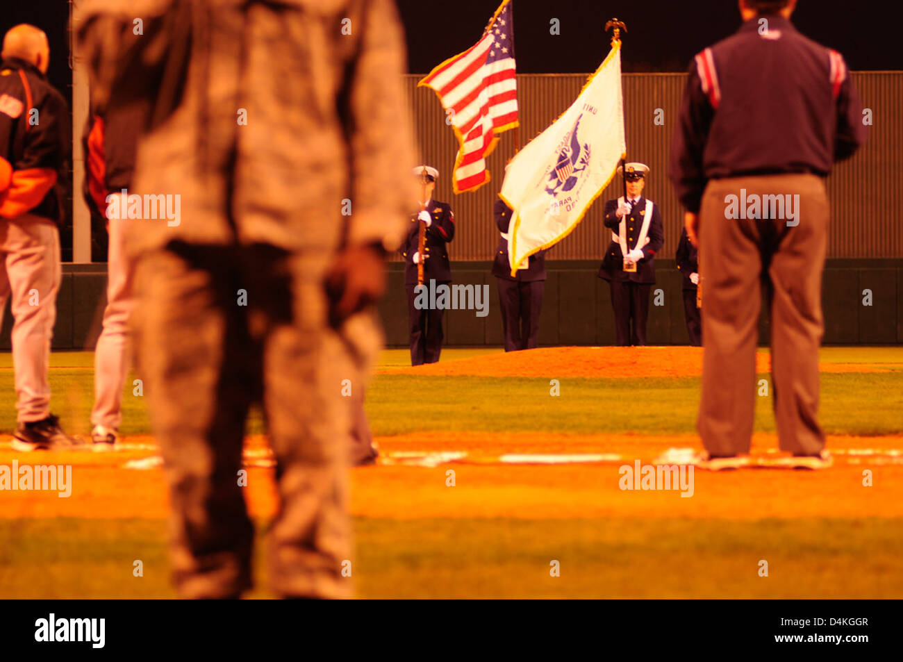 The U.S. Coast Guard Color Guard participated in a special ceremony at ...