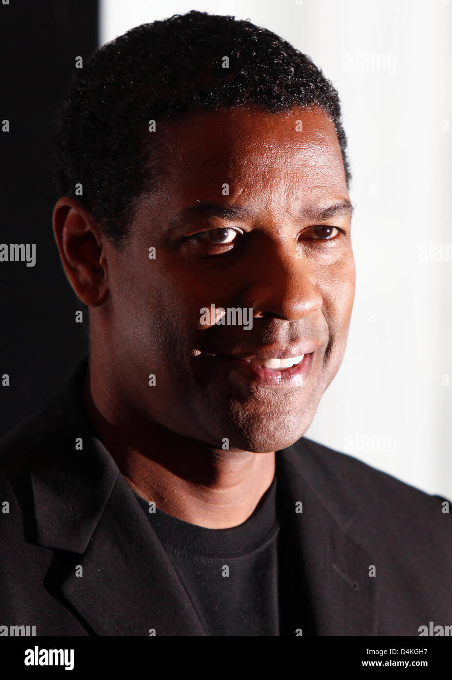 US actor Denzel Washington arrives for the presentation of his new film ...