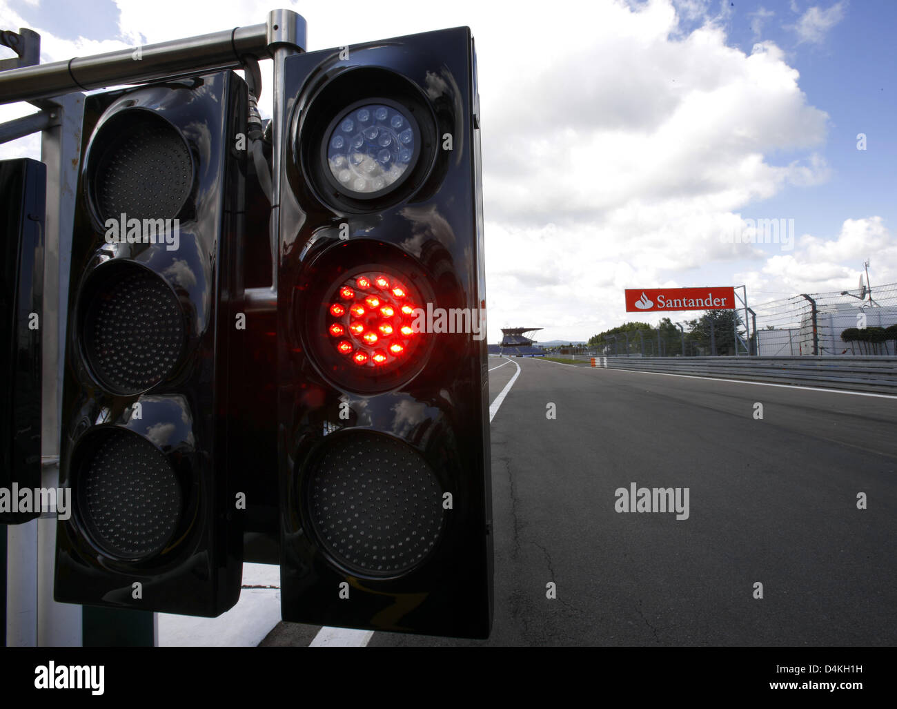 The pit lane exit hi-res stock photography and images - Alamy