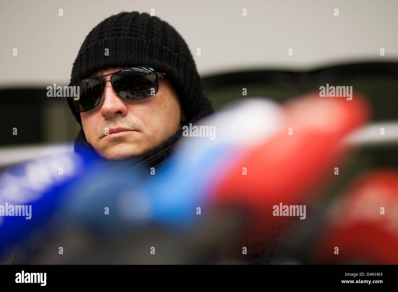 Artistic director of the Bolshoi Ballet, Sergei Filin, gives a press at ...