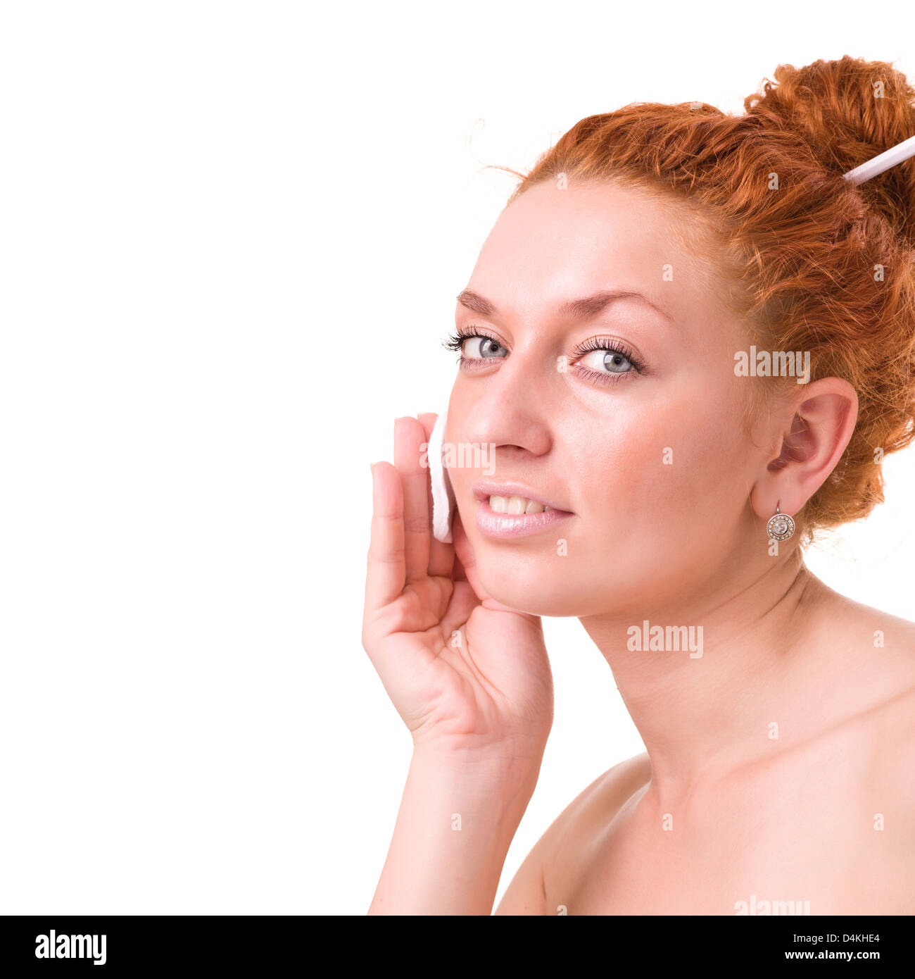 woman with the well-groomed face skin Stock Photo - Alamy
