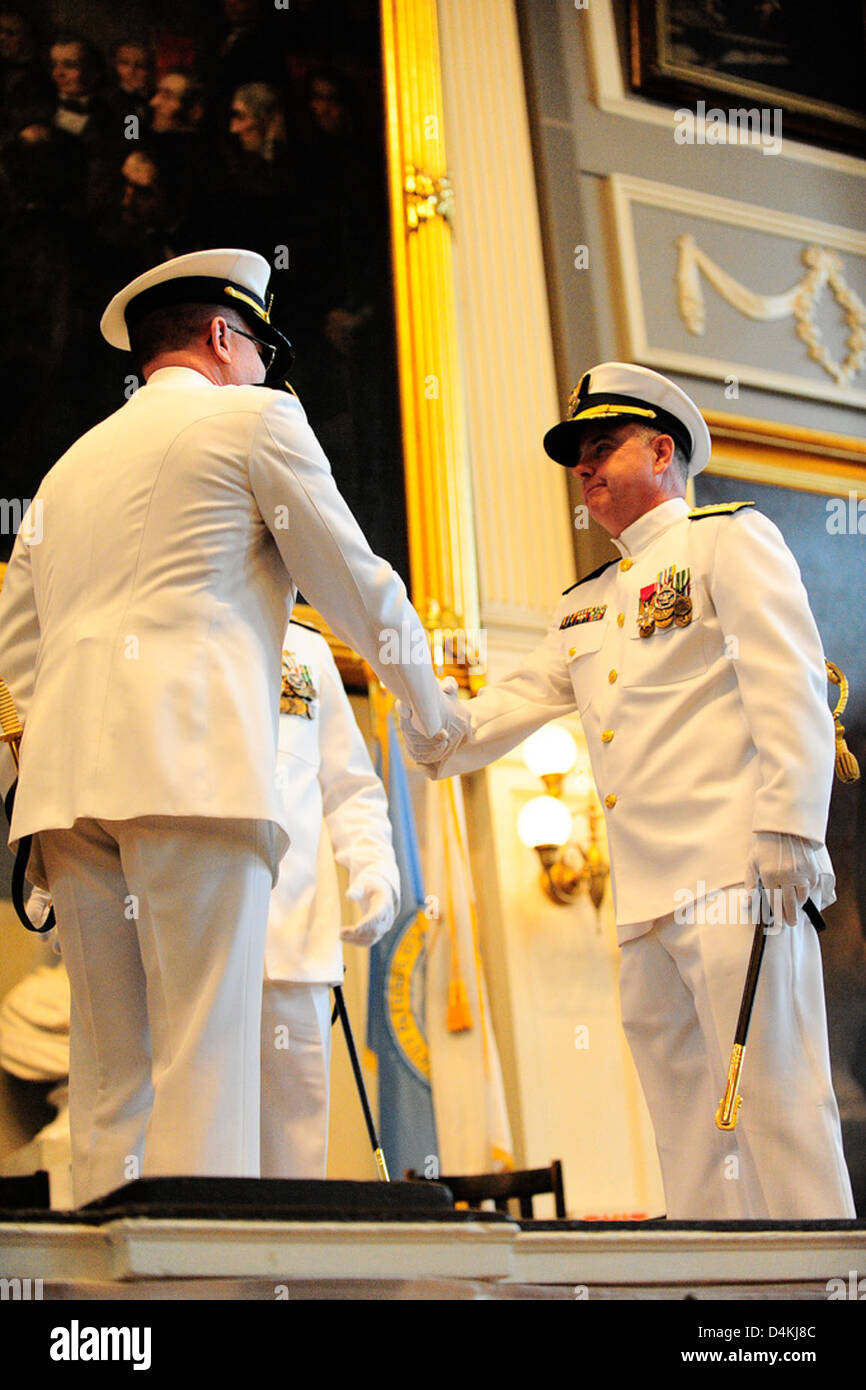 The U.S. Coast Guard’s First District held a change of command ceremony ...
