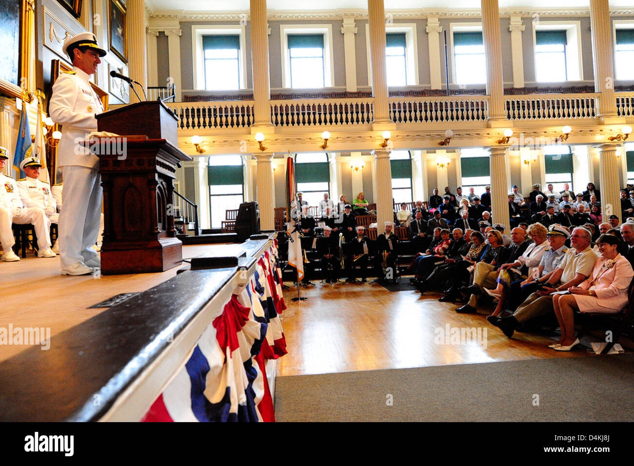First District change of command ceremony Stock Photo - Alamy