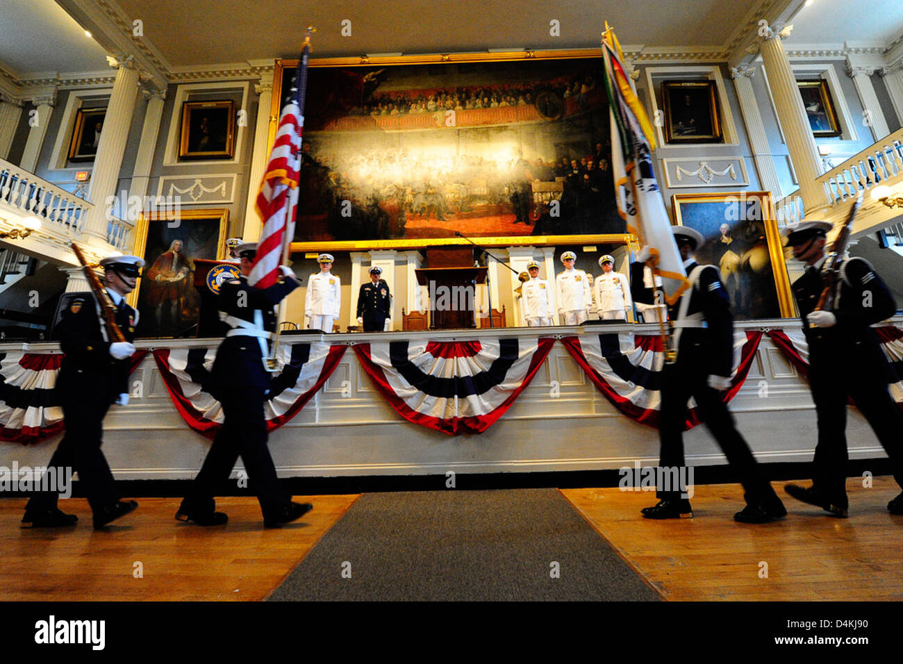 The First District of the U.S. Coast Guard held a change of command ...